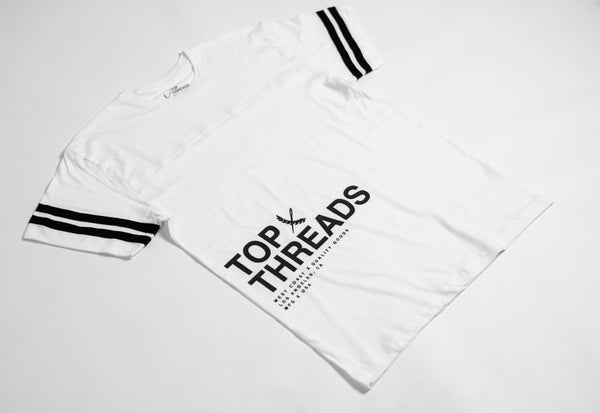 Statement Field Tee - White - topthreads
