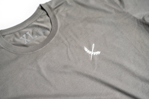 Faded Icon Tee - Concrete - topthreads