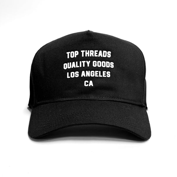 Los Angeles Classic Cap - Black / White - topthreads