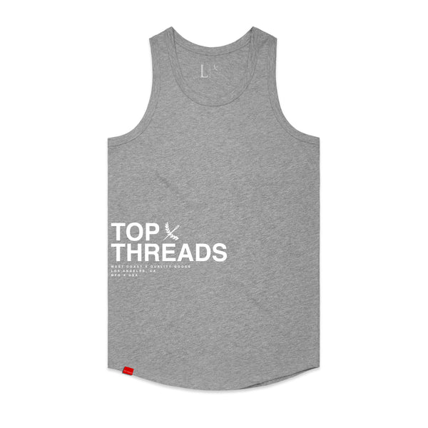 Statement Tank - Heather Grey - topthreads