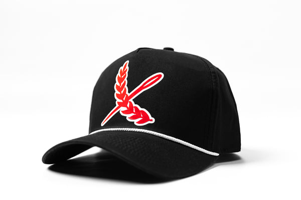 Throwback cap - Black/Red - topthreads
