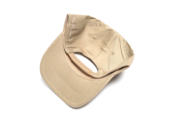 Classic Imperial 5 Panel Cap - Khaki - topthreads