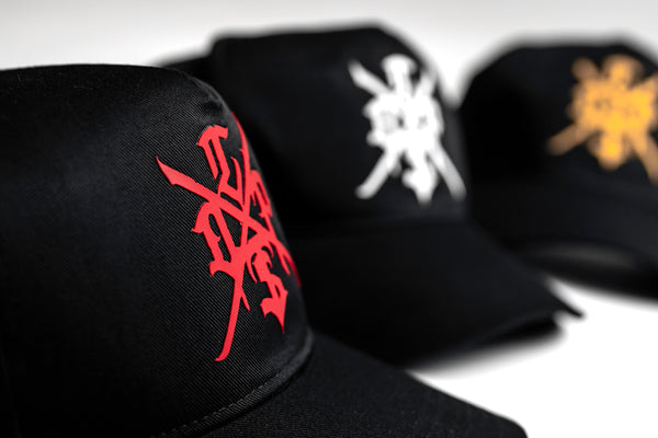 Hieroglyphic Cap - Black/Red - topthreads
