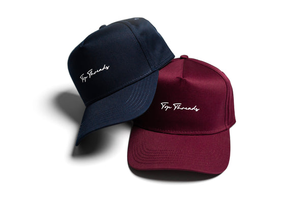 Signature 5 Panel Cap - Navy - topthreads