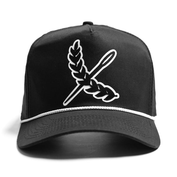 Throwback cap - Black / White - topthreads