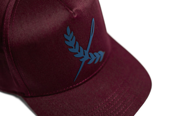 Classic Imperial 5 Panel Cap - Maroon Navy - topthreads