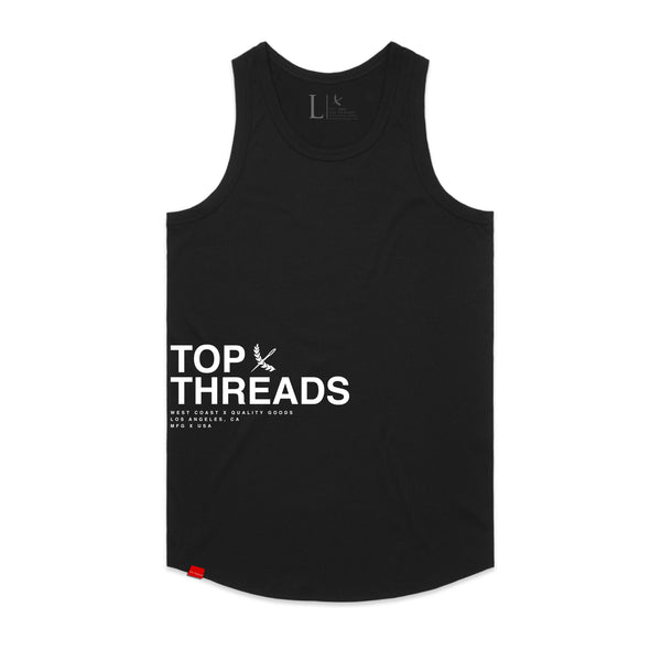 Statement Tank - Black - topthreads