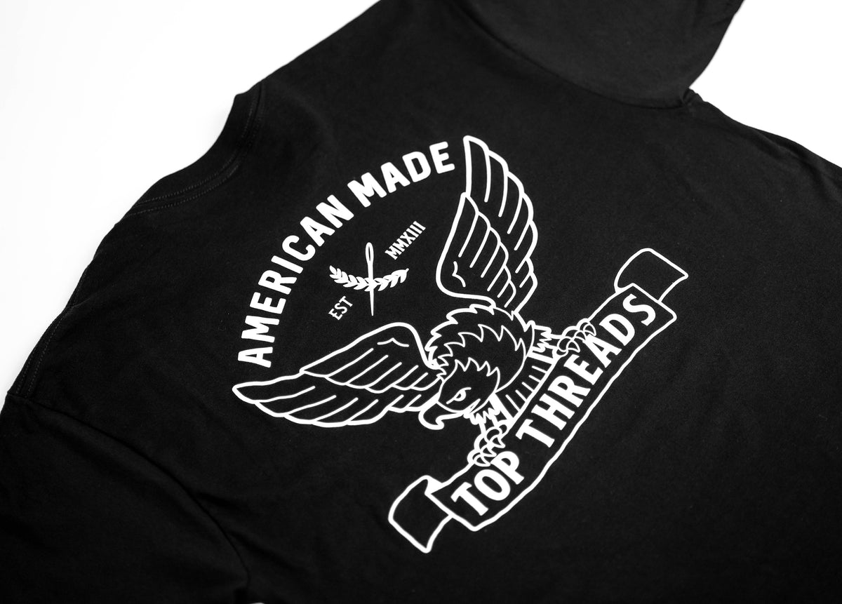 AMERICAN MADE TEE - Black - topthreads