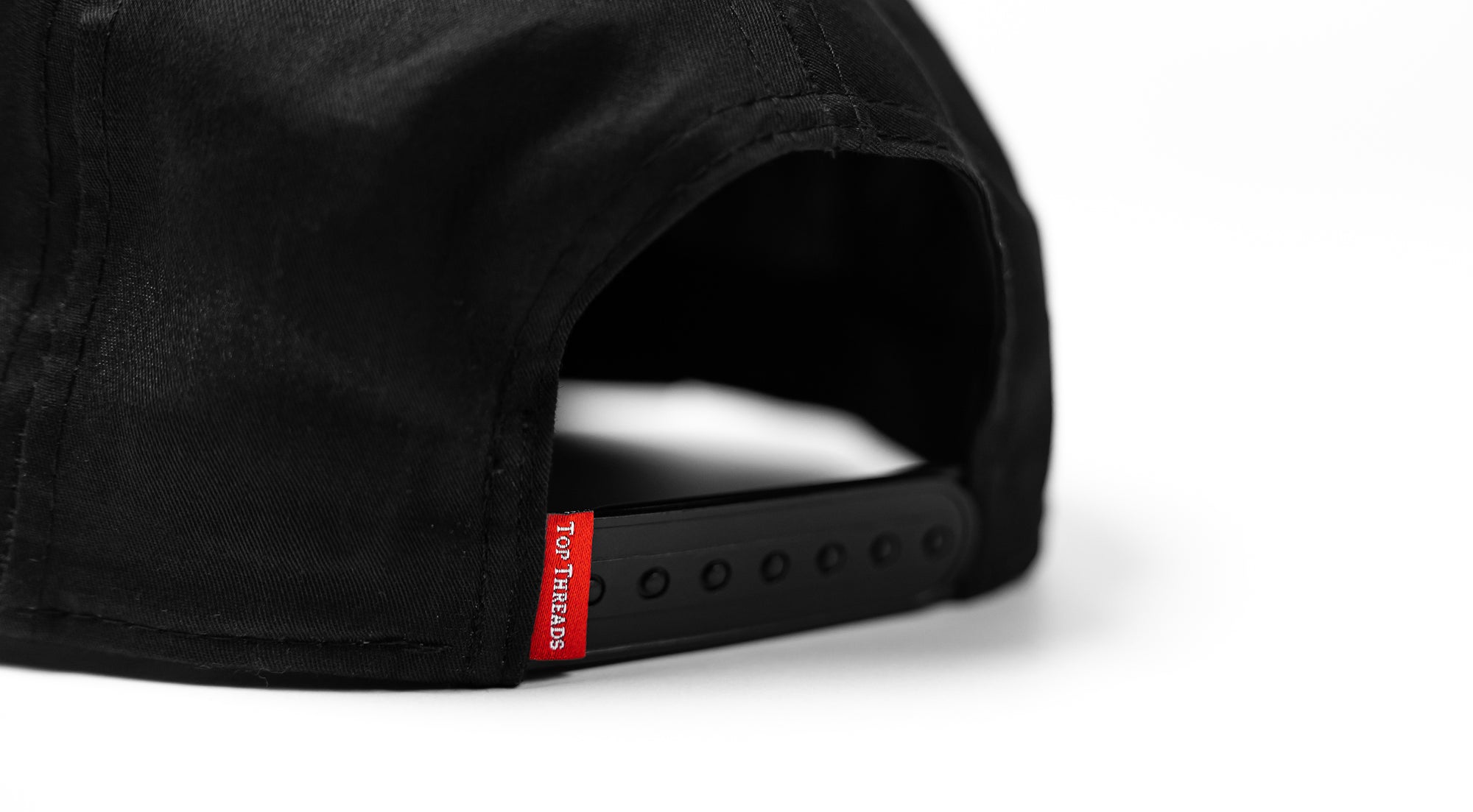Throwback cap - Black/Red - topthreads