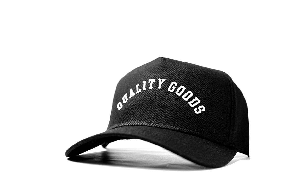 Quality Goods Cap - Black / White - topthreads