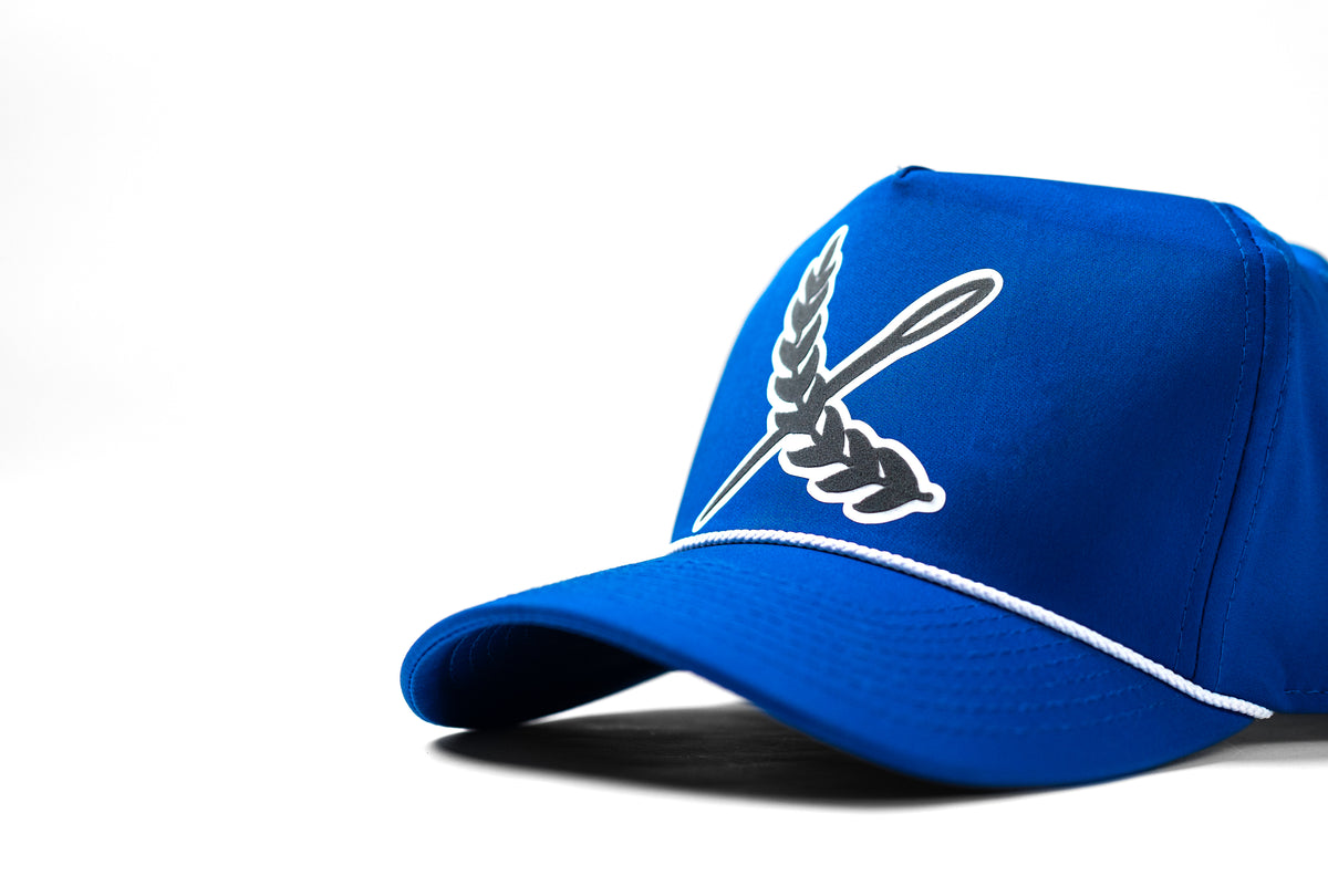 Throwback cap - Royal / Grey - topthreads