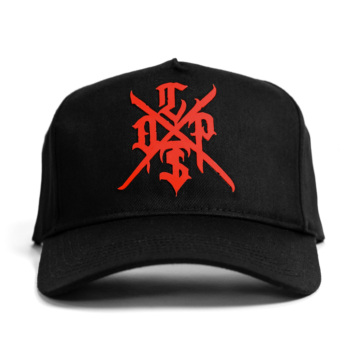 Hieroglyphic Cap - Black/Red - topthreads