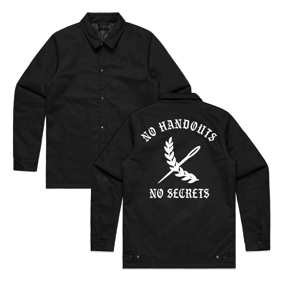 Iron Jacket - Black / White - topthreads