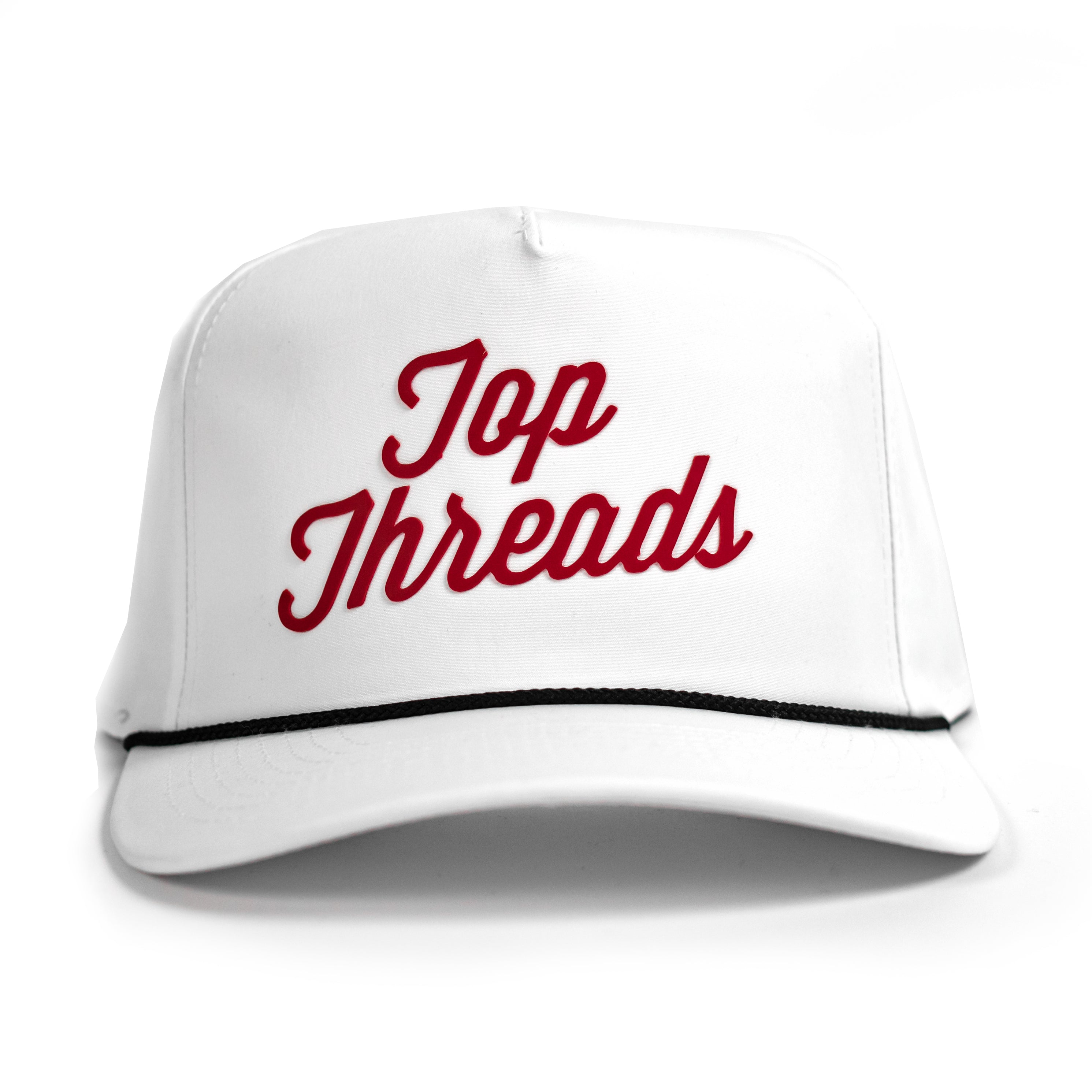Wedge 5 Panel Cap - White